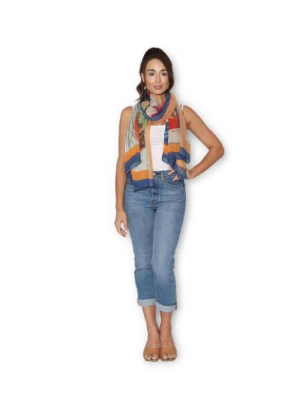 The Artists Label A Slice of Life Viscose Modal Scarf – Taylor Francis and Co
