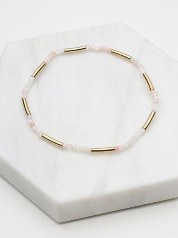 Zafino Tilly Bracelet Dusky Rose & Gold – Taylor Francis and Co