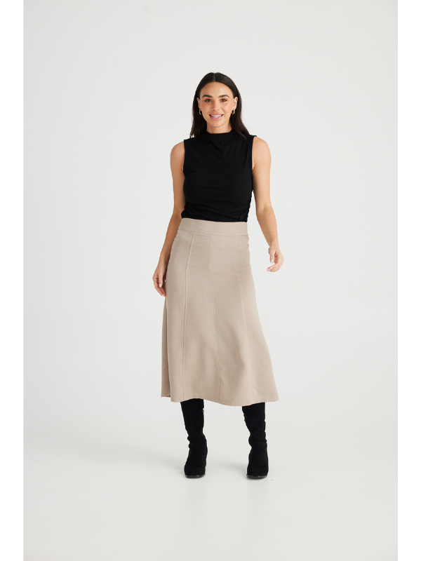 Brave + True Reeves Skirt Pewter – Taylor Francis and Co