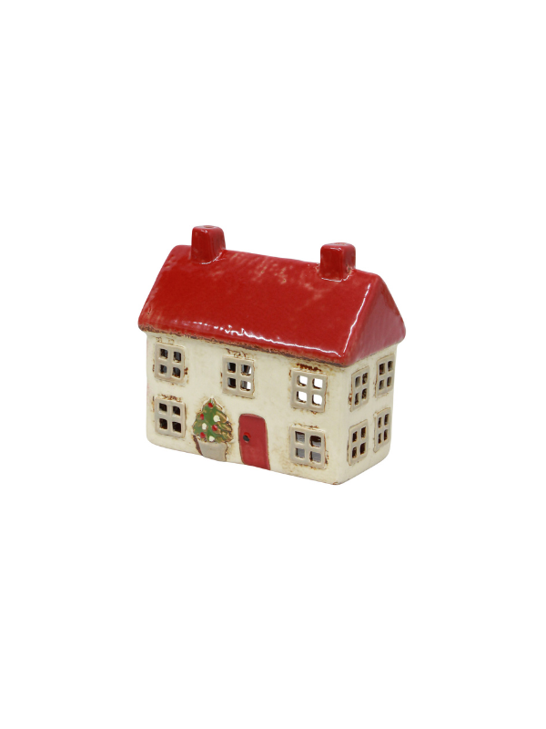 French Country Alsace Tea Light Stone Christmas Cottage – Taylor ...