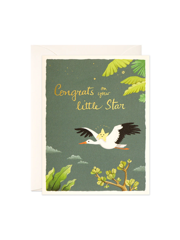 JooJoo Paper Congrats on Your Little Star Card – Taylor Francis and Co