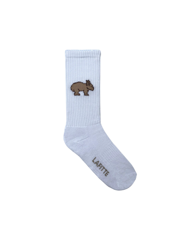 Lafitte Wombat Socks White – Taylor Francis and Co