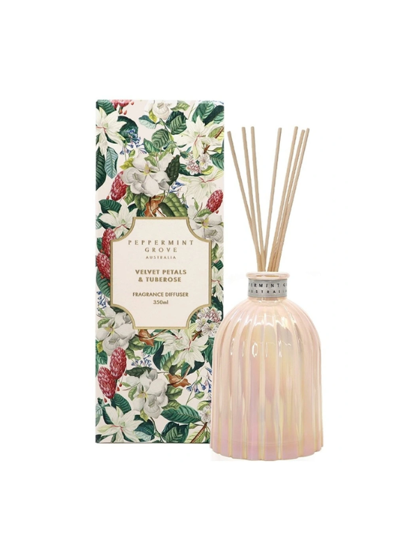 Peppermint Grove Limited Edition Velvet Petals & Tuberose Diffuser 350 ...
