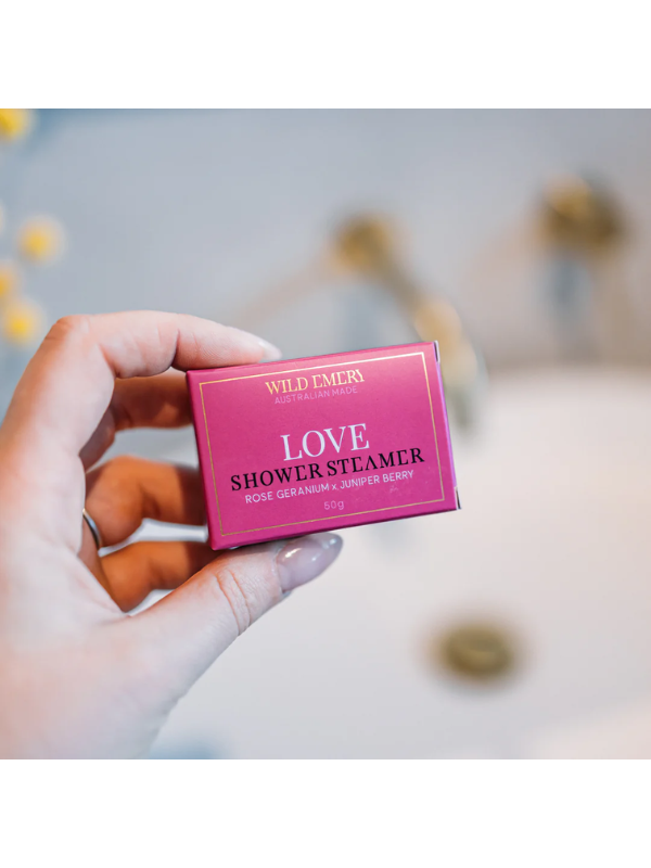 Wild Emery Love Shower Steamer 50g – Taylor Francis and Co