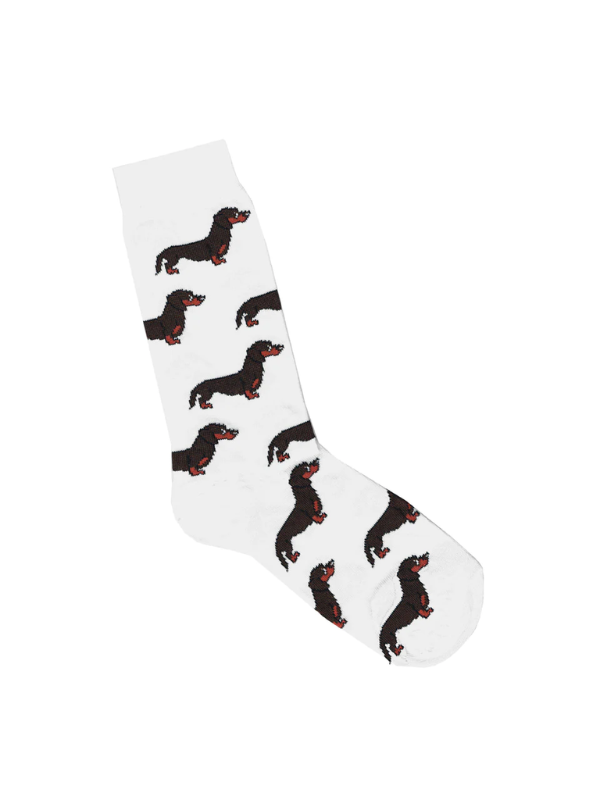 Lafitte Dachshund Socks White – Taylor Francis and Co