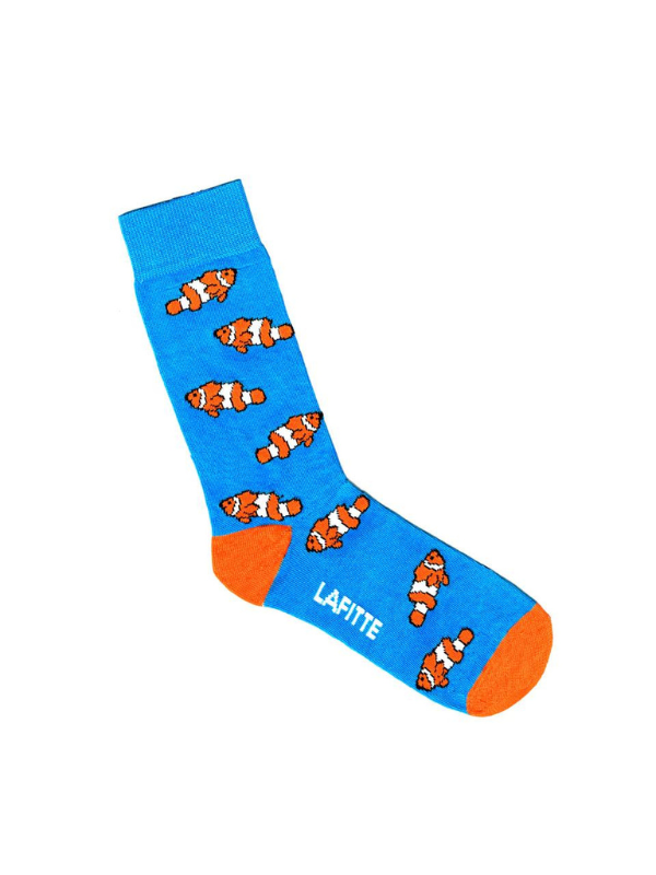 Lafitte Clown Fish Socks Blue – Taylor Francis and Co